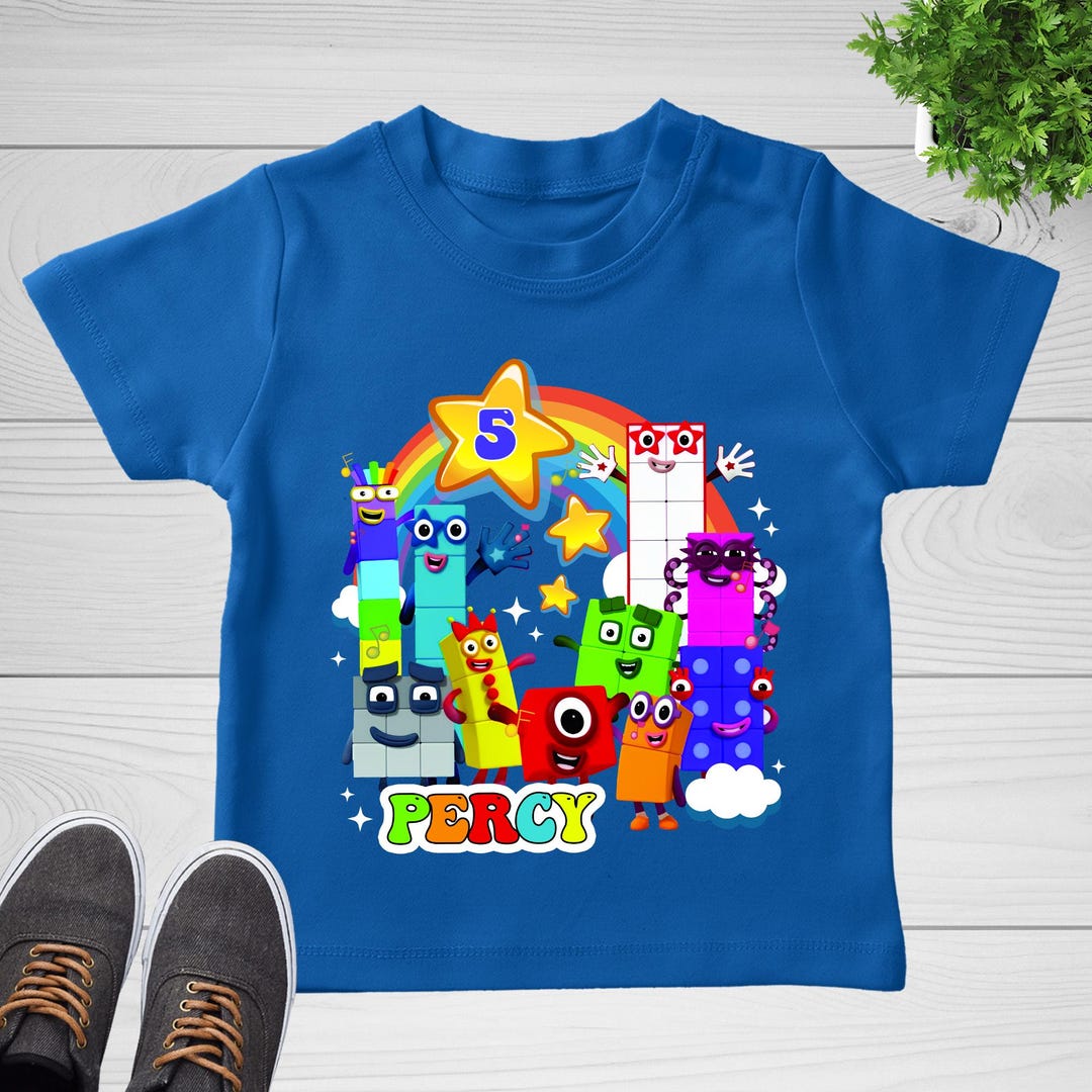 Numberblocks Shirt, Numberblocks Family Birthday Shirt, Custom ...