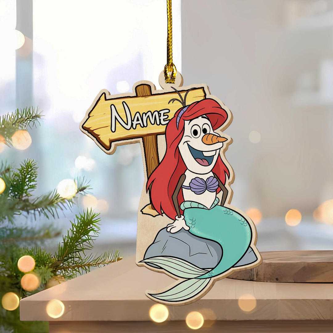Custom Olaf Frozen Ornament,olaf Fan Gift,olaf Christmas Ornament,olaf ...