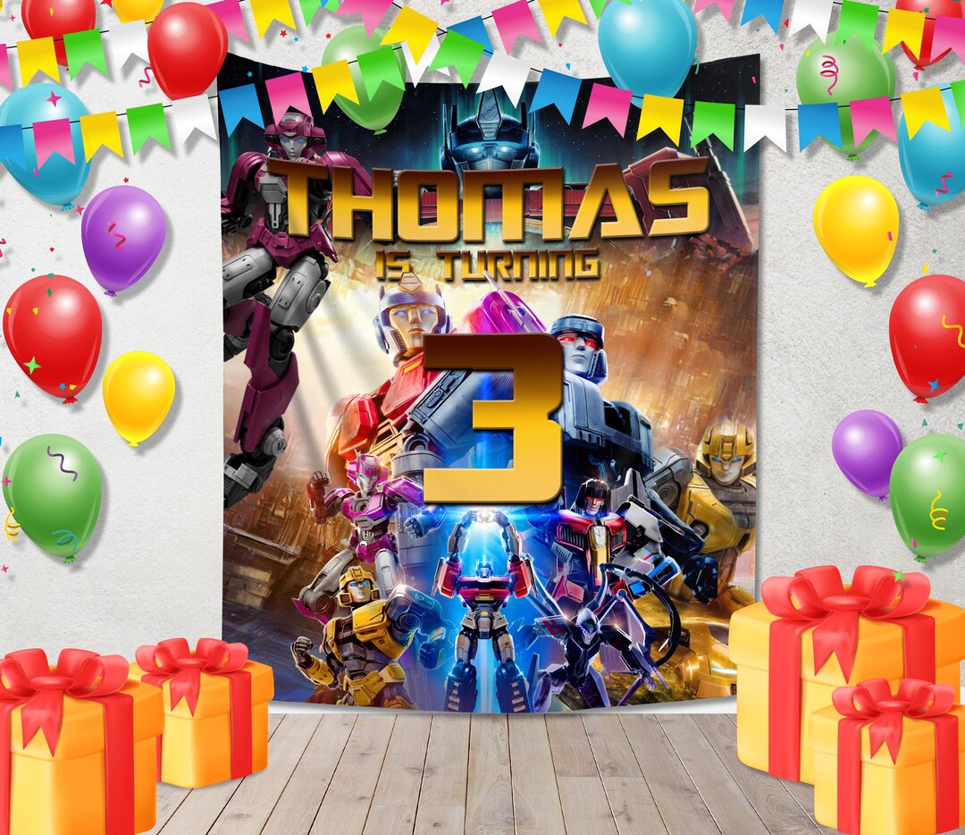 Custom Rescue Bots Birthday Banner, Transformers Birthday Party ...