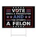 Prosecutor Versus Felon Voter Sign, Funny Political Sign, Vote Kamala ...