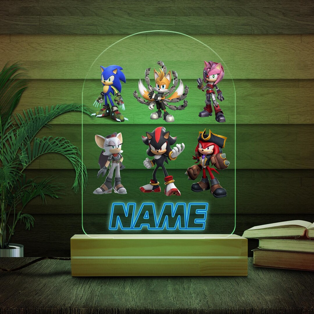 Customizable Sonic the Hedgehog Night Light,led Night Light ...