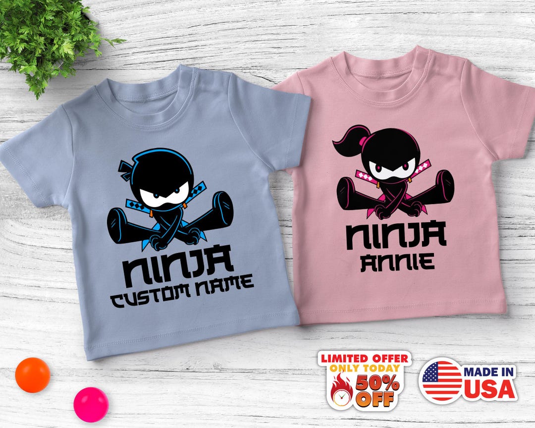 Personalized Ninja Kidz TV Birthday Shirt, Ninja Kidz Family Party ...