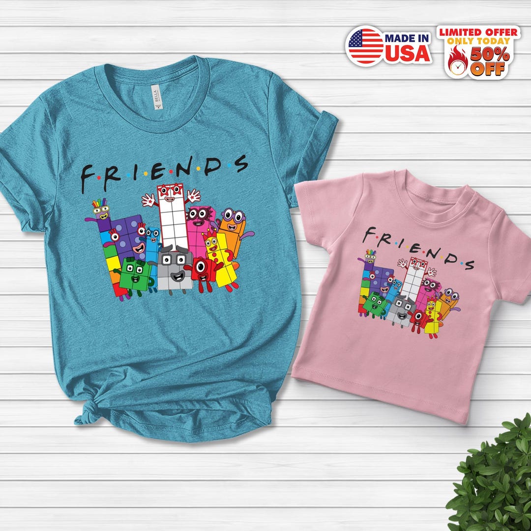 Numberblocks Shirt, Number Blocks Shirt, Number Blocks Kids Shirt ...