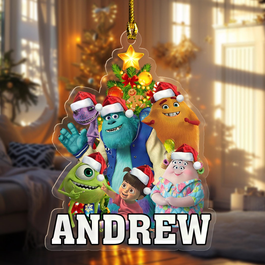 Personalized Disney Monsters University Christmas Ornament, Monsters ...