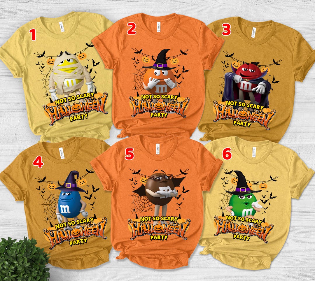 M&M Candies T Shirt, M and M Matching Family Shirt Group MM Shirt Candy ...