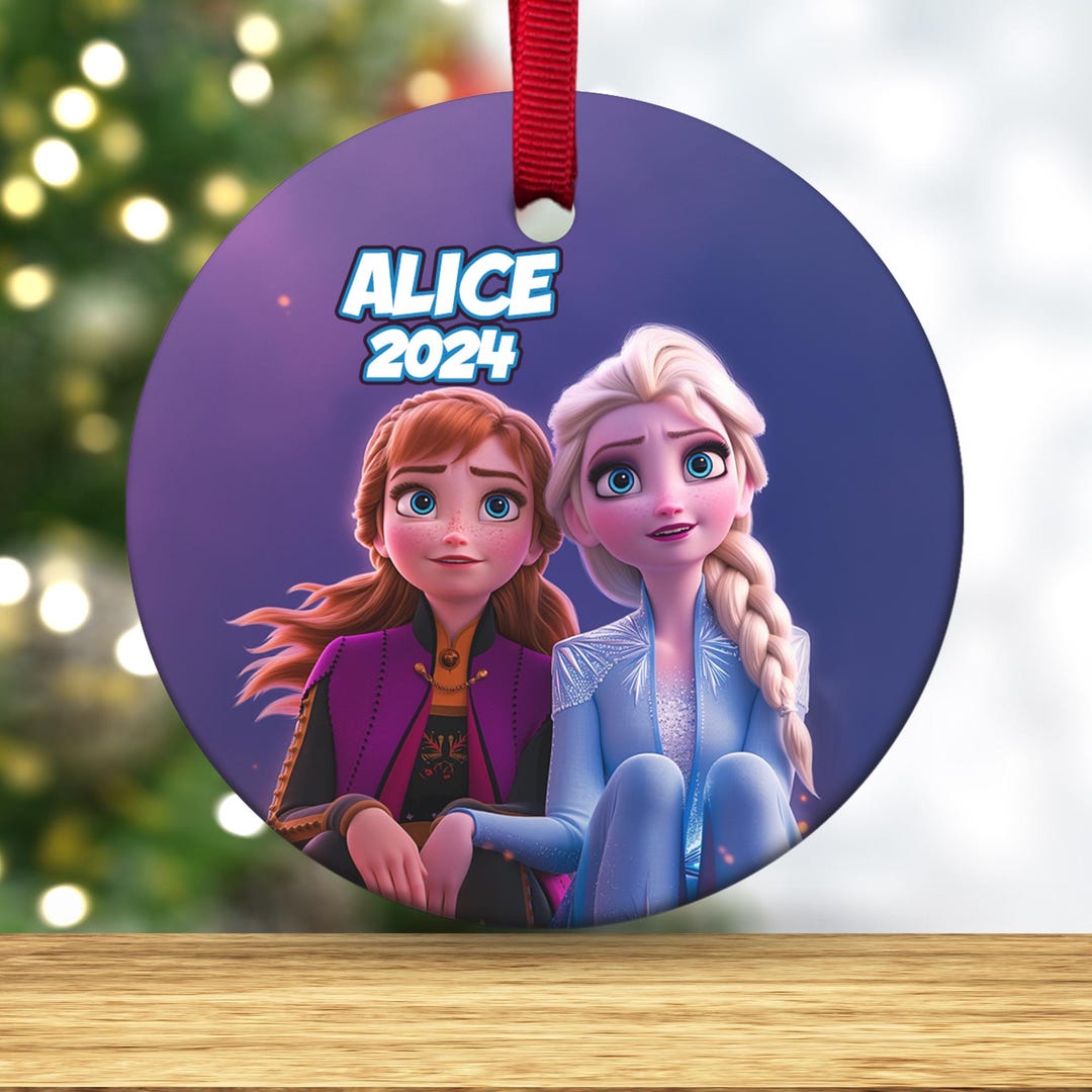 Personalized Elsa Ornament, Frozen Elsa Ornament, Elsa Christmas ...