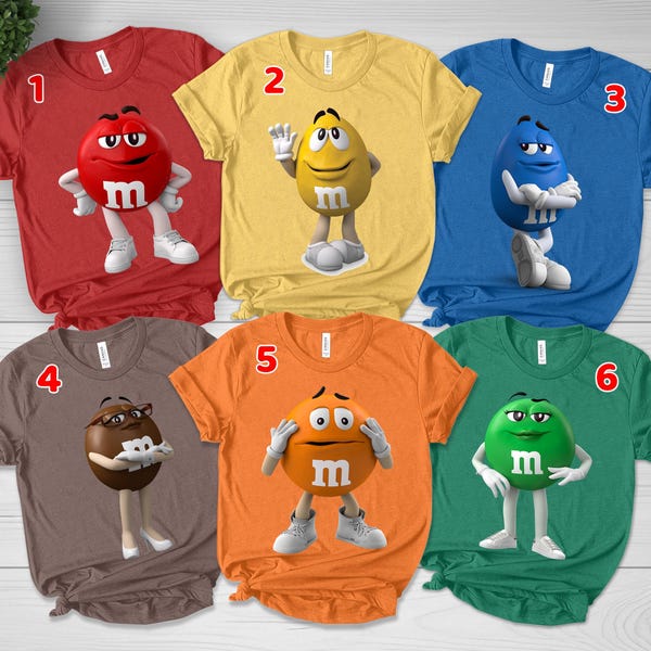 M&m T Shirt - Etsy