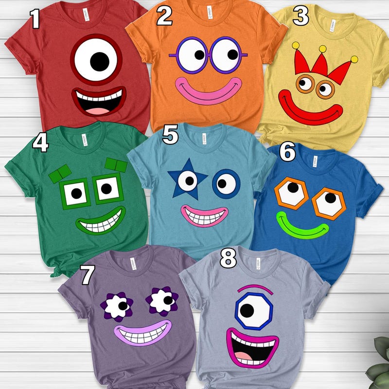 Numberblocks Costume - Etsy