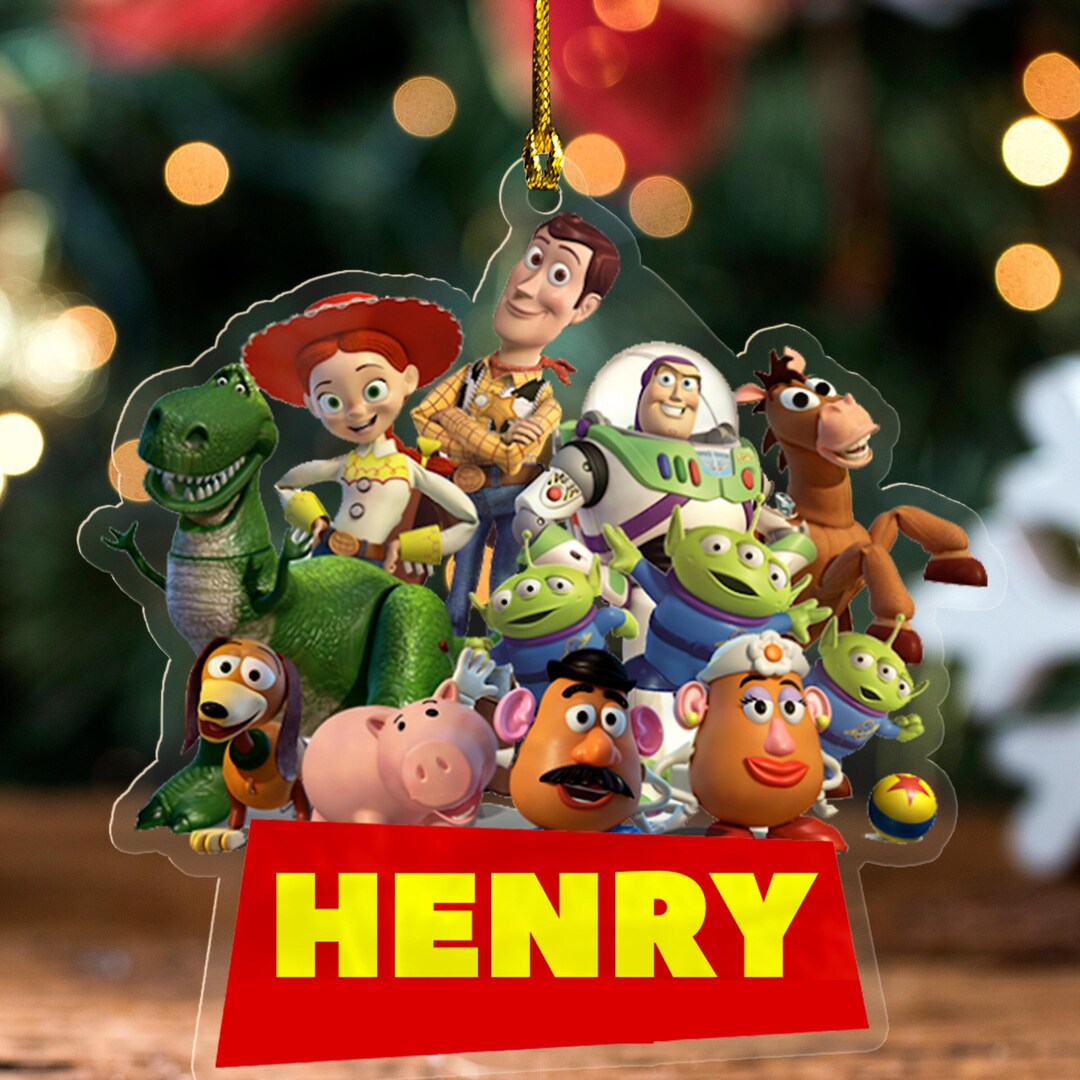 Personalized Toy Story Christmas Ornament, Toy Story Ornament, Buzz ...