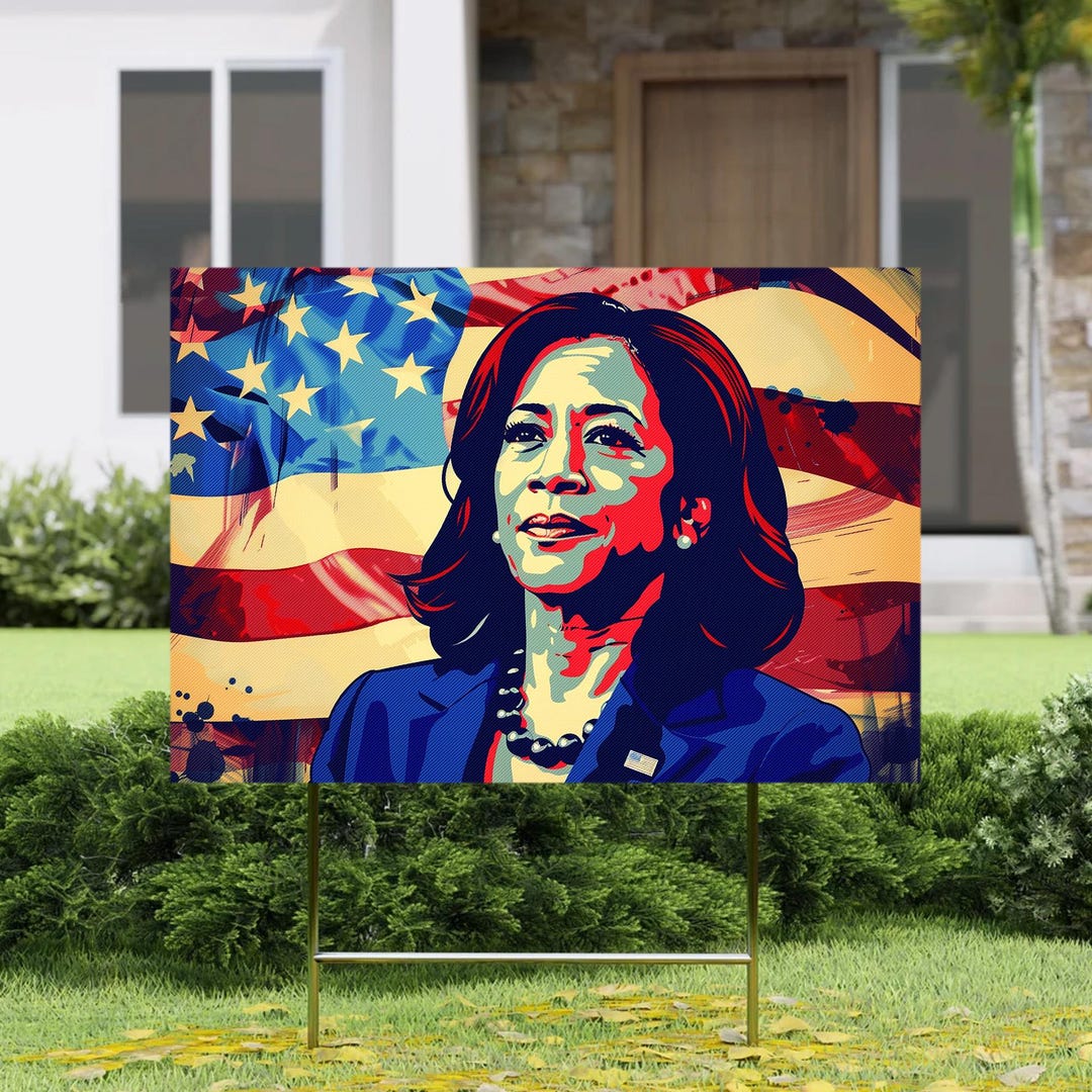Kamala Harris 2024 Sign, Madam President Kamala Sign, 2024 Election ...