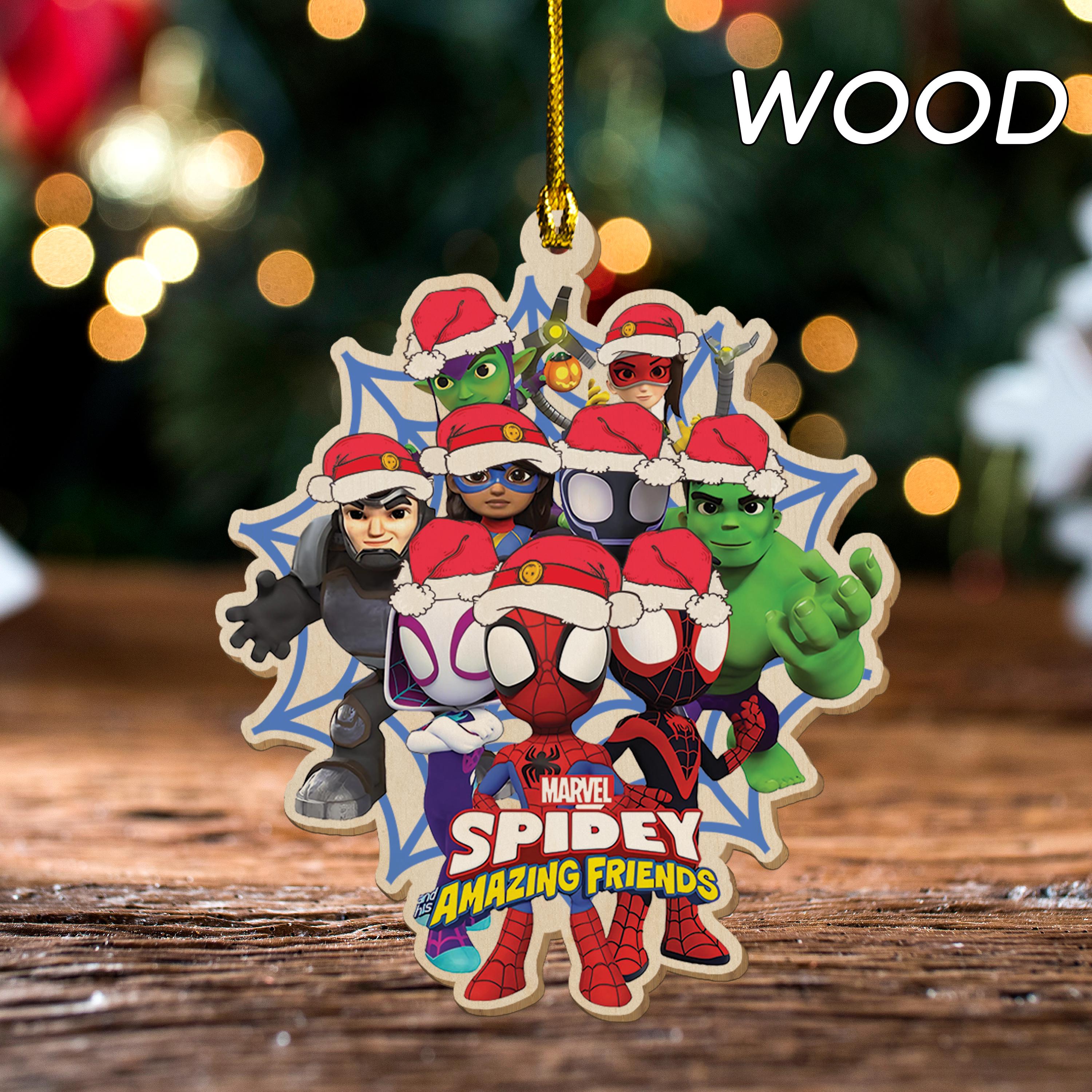 Personalized Spidey and His Amazing Friends Ornament, Custom Name ...