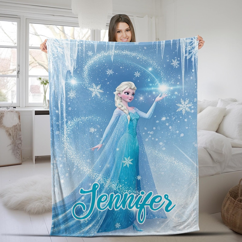 Frozen Blanket Kid - Etsy