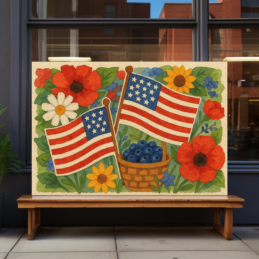 4th of July Independence Day Yard Sign, American Independence, 4th July ...