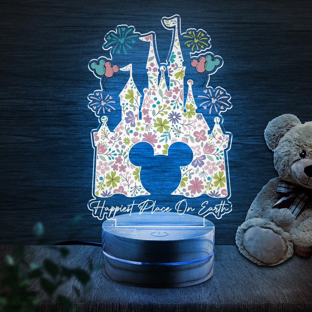 Personalized Princess Castle Night Light, Lamp for Kids, Perfect Gift ...