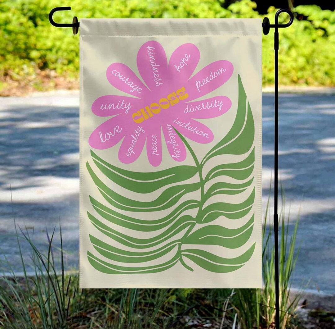 Kindness and Equality Rights Activists Flag, Outdoor Decor, Protest ...