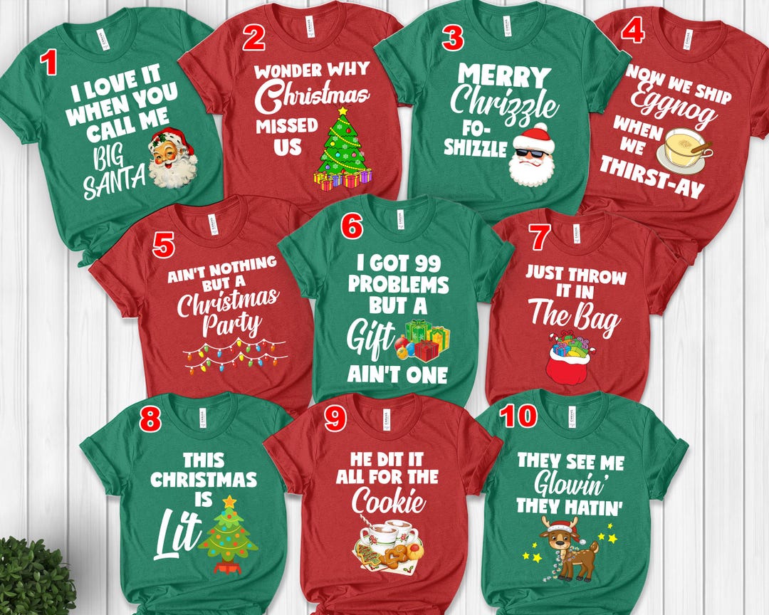Christmas Song Group Shirt, Xmas Song Pun Christmas Shirt, Holiday ...