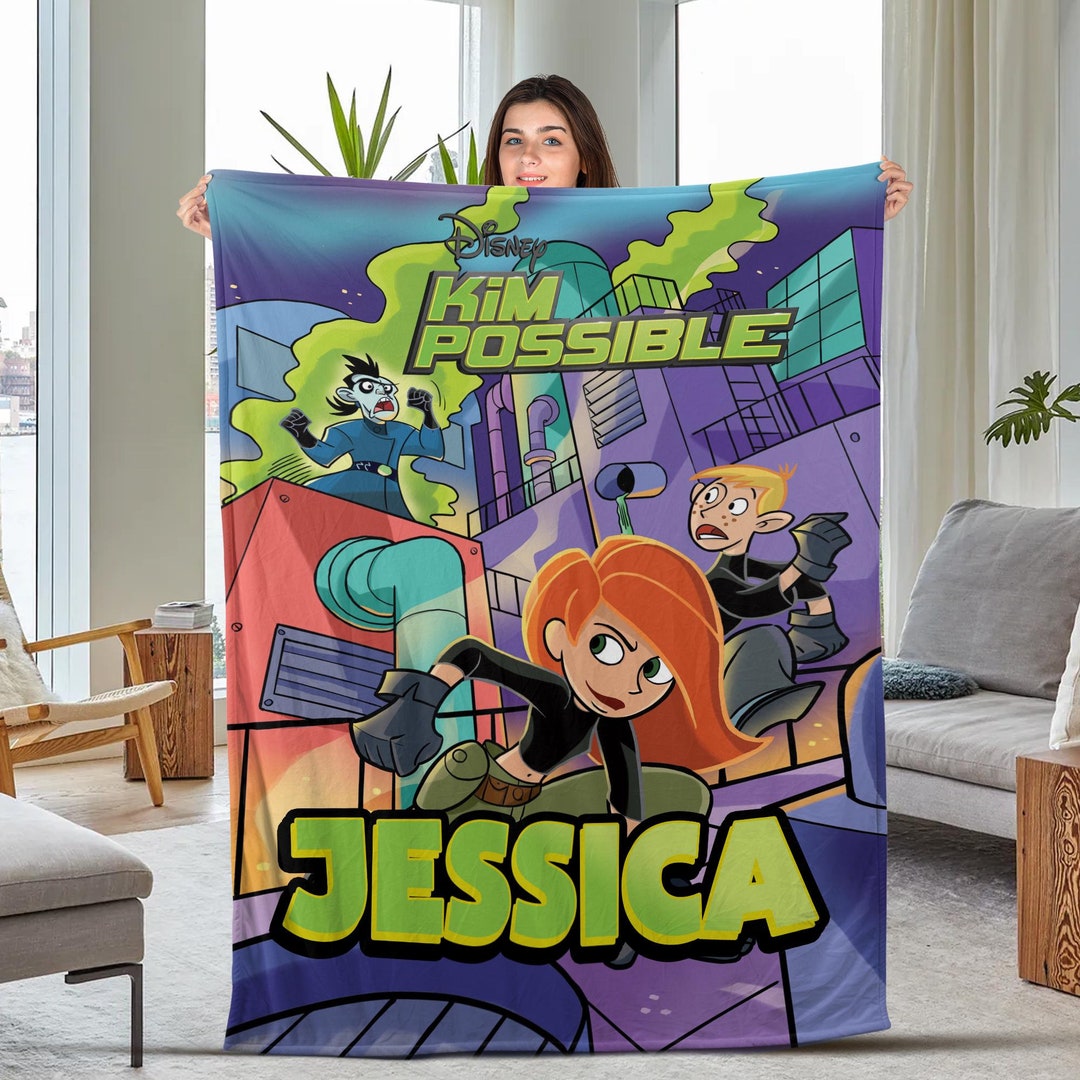 Kim Possible Blanket, Personalized Disney Kim Possible Blanket, Custom ...