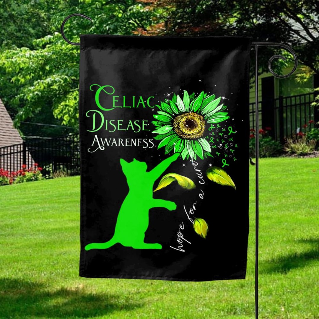 Celiac Disease Awareness Garden Flag, Welcome Sign, New Home Decorative ...