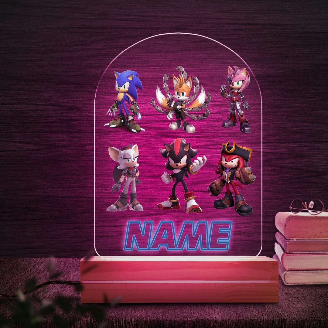 Customizable Sonic the Hedgehog Night Light,led Night Light ...