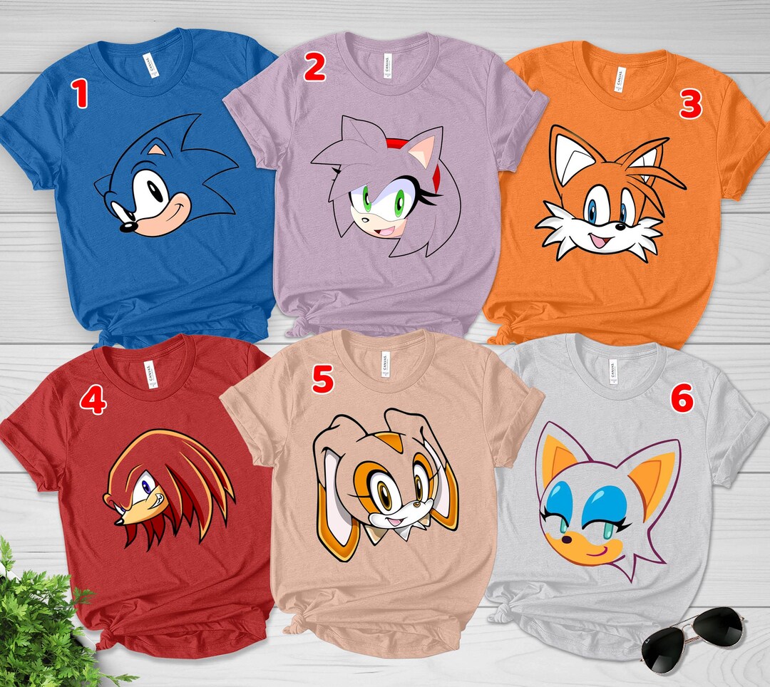 Sonic the Hedgehog Shirt, Sonic Halloween Matching Shirt, Sonic Family ...