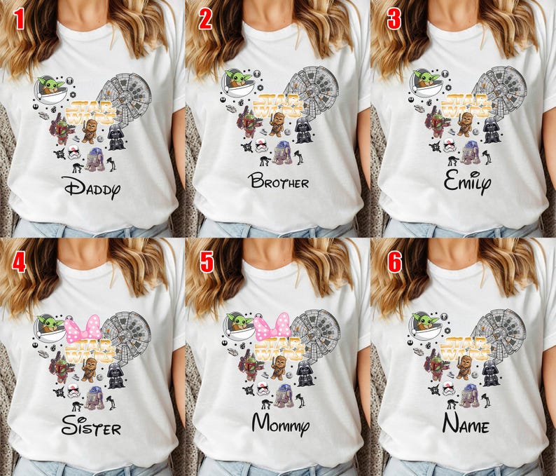 Custom Disney Star Wars 2026 Trip Shirts, Disney Star Wars Mickey Ear ...