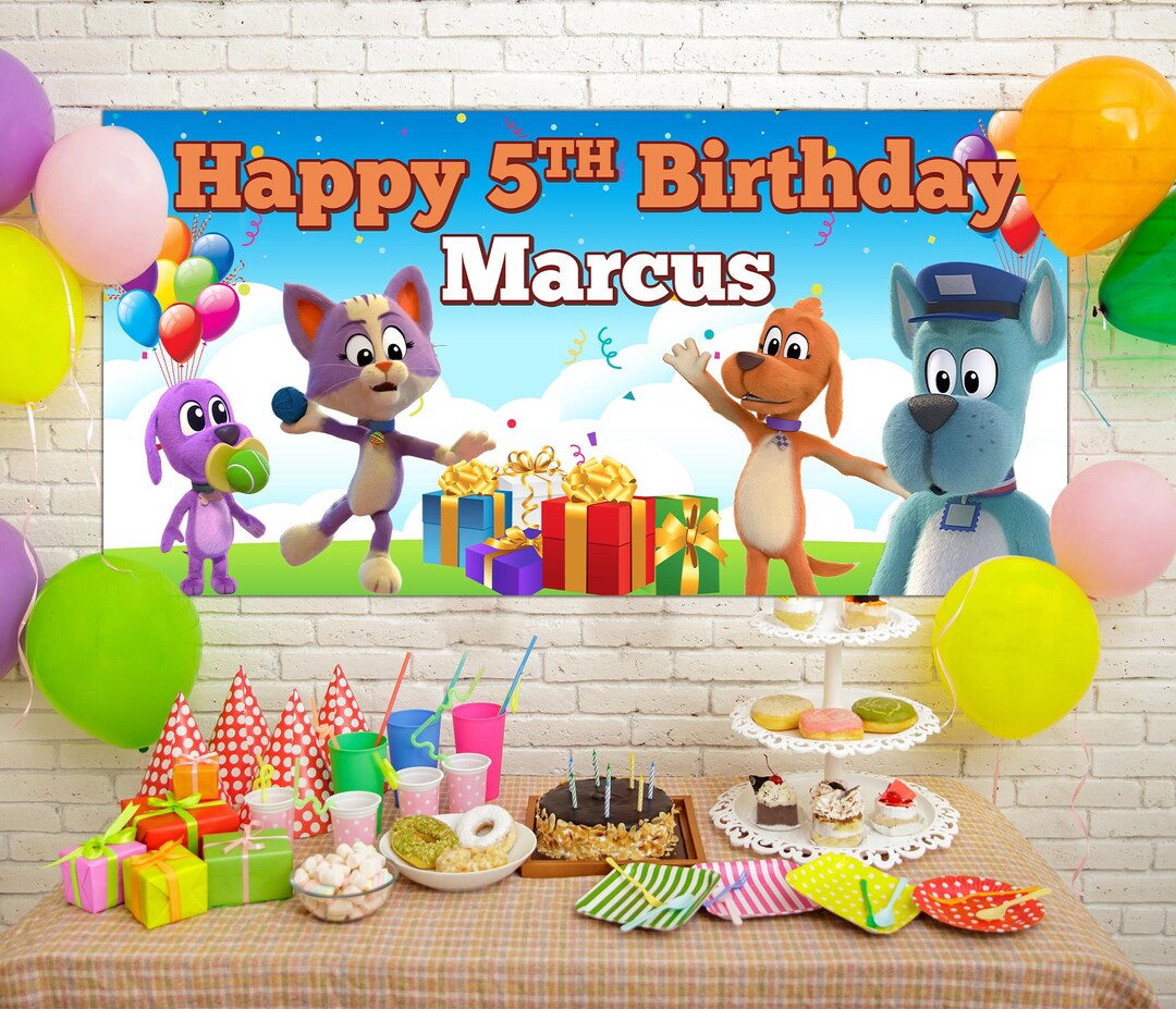 Go Dog Go Party Banner, Go Dog Go Backdrop, Go Dog Go Background Go Dog ...