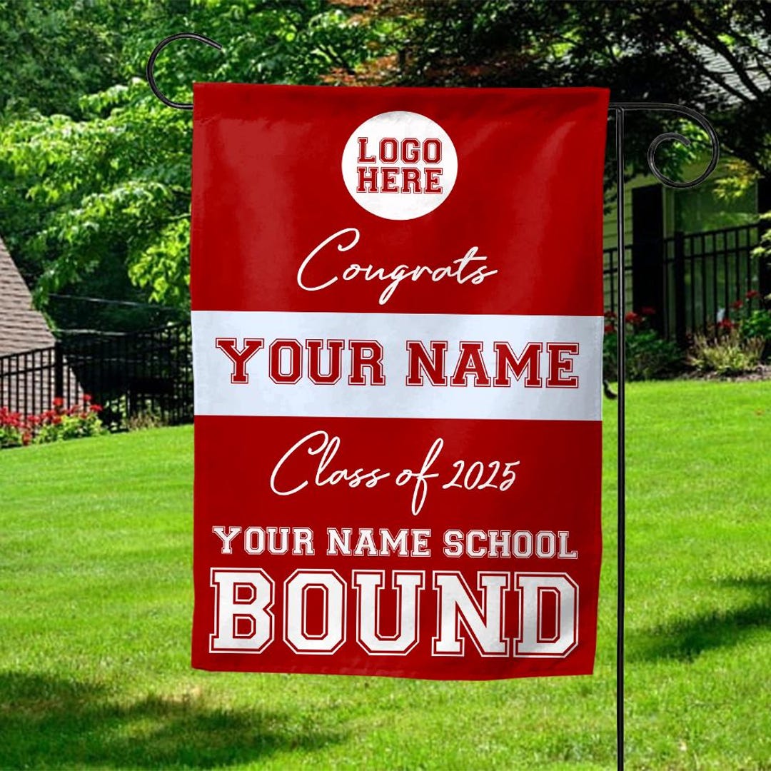 Custom Graduation Flag,graduate Flag, College Grad Flag, College Class ...