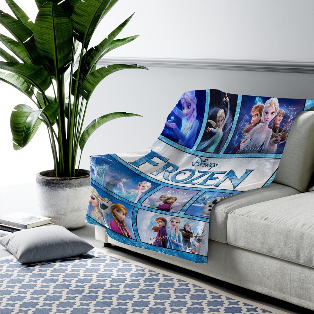 Disney Frozen Blanket, Personalized Elsa Blanket, Elsa Anna Blanket for ...