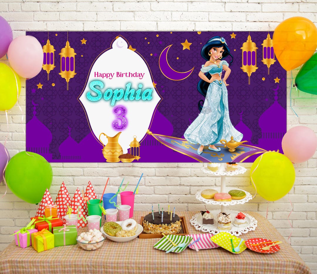 Aladdin Style Backdrop, Moroccan Aladdin Birthday Backdrop, Moroccan ...