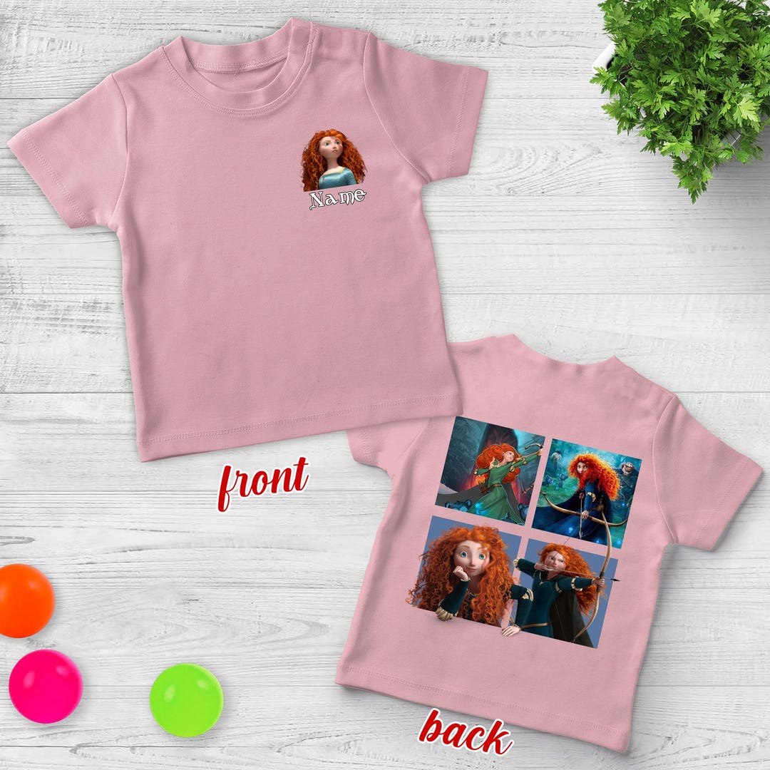 Personalized Disney Brave Mom and Daughter T-shirt, Custom Name Disney ...