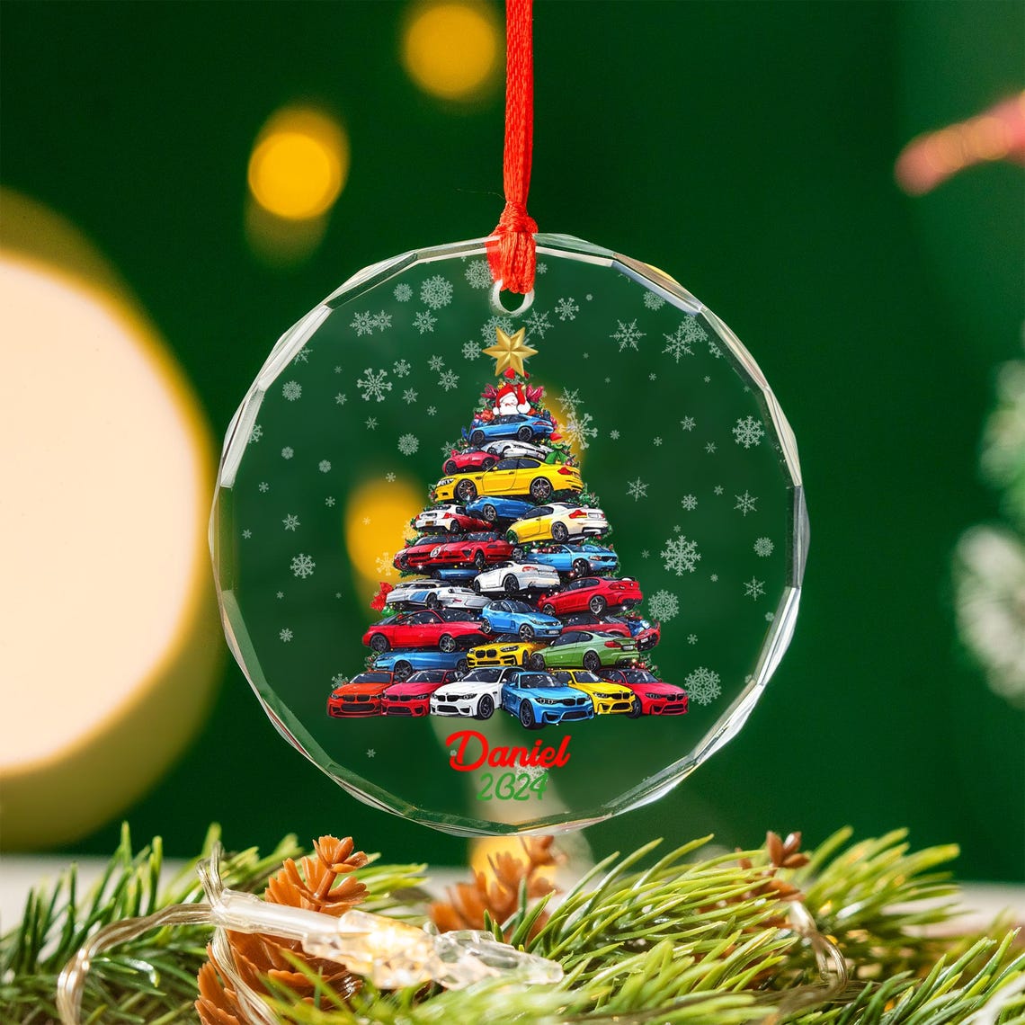 Car Collection Christmas Ornament, Christmas Car Tree Ornament, Car ...
