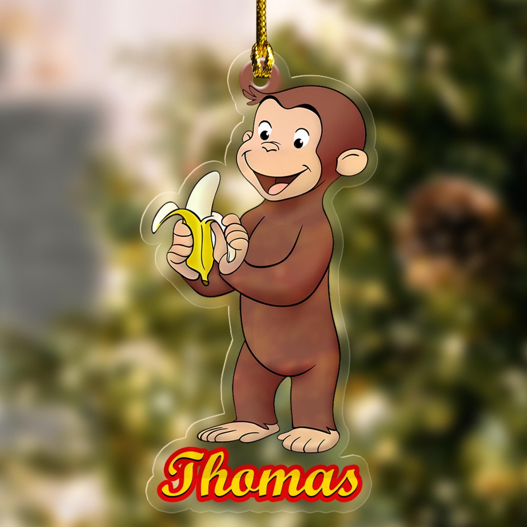 Curious George Christmas Ornament, Curious George Christmas Ornament ...