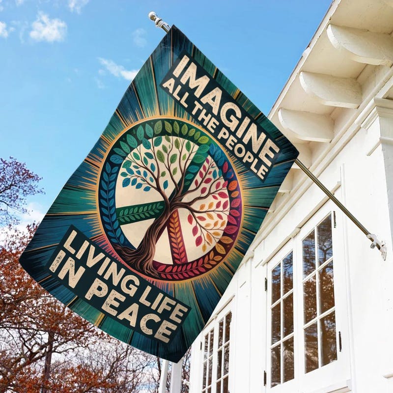 Walk for Peace Flag - Etsy