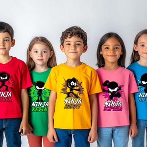 Ninja Kidz Shirt, Ninja Kidz Birhtday Shirt, Ninja Family Shirt, Family ...