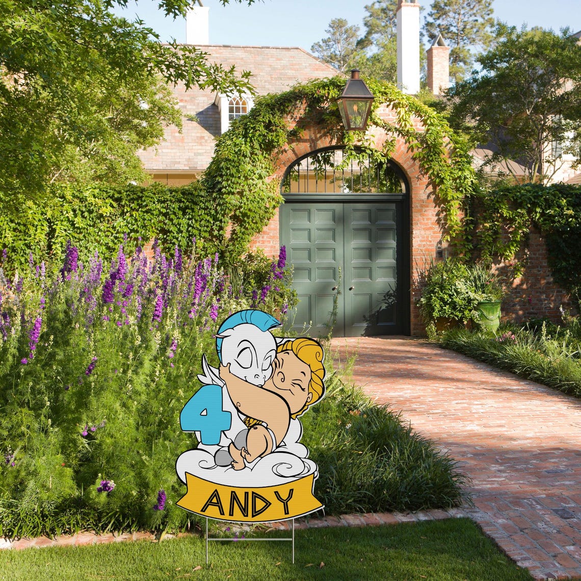 Personalized Baby Hercules Yard Sign Cutout, Hercules Cutout Party ...