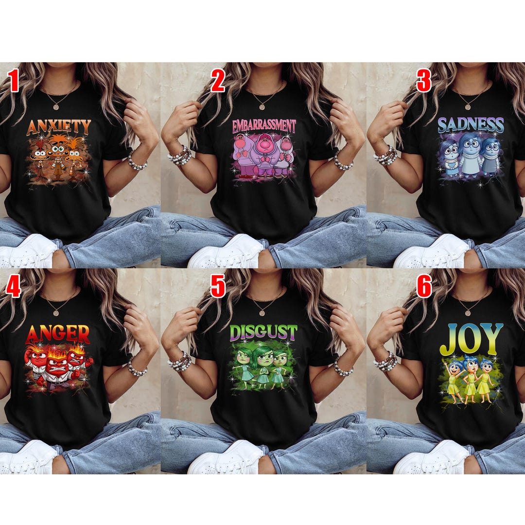 Pixar Inside Out Characters Group Bootleg T-shirt, Today is A Core ...