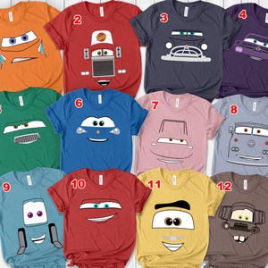 Disney Cars Costume Shirt, Matching Car Shirt, Cars Movie Shirt, Group ...