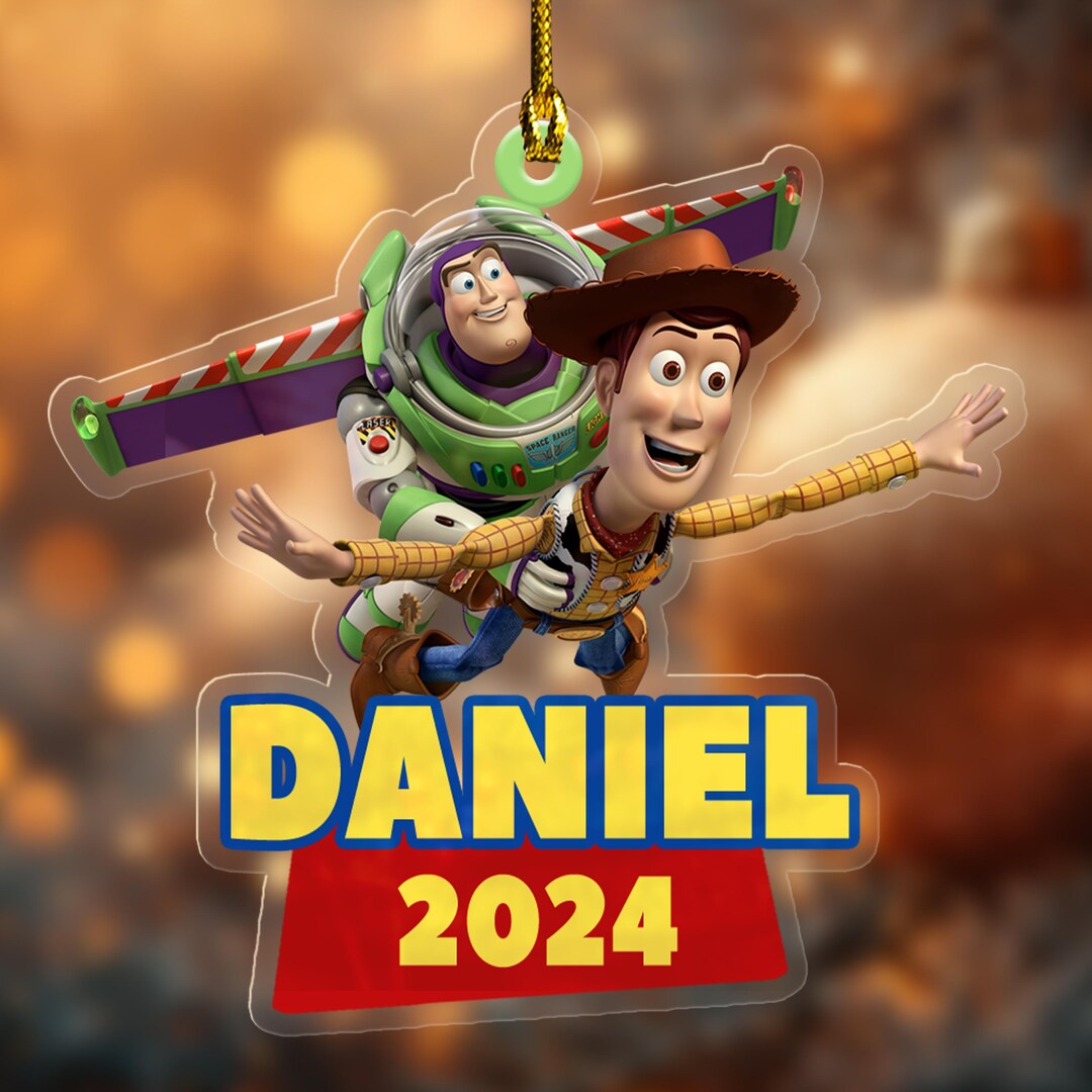 Personalized Disney Pixar Toy Story Ornament,toy Story Personalized ...