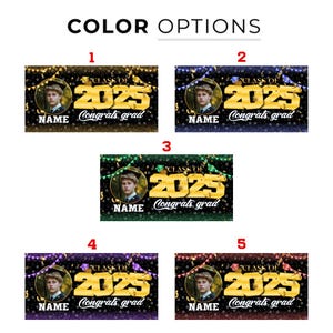 Class of 2025 Graduation Banner | Personalized Congrats Grad Party ...
