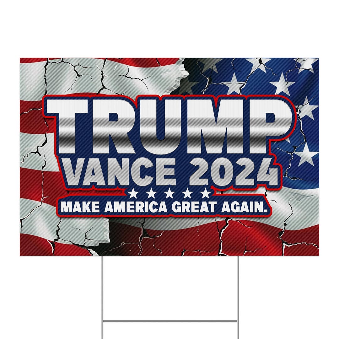 Trump Vance 2024 Sign, Trump Vance Take America Back Sign, Trump for ...