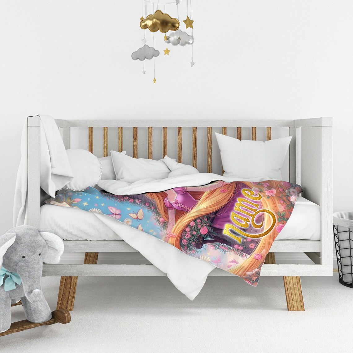 Custom Disney Rapunzel Tangled Blanket, Bedding Decor, Disney Princess ...