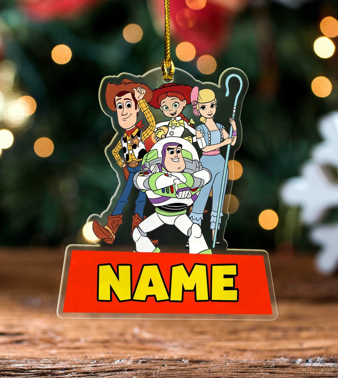 Personalized Toy Story Christmas Ornament, Toy Story Ornament, Buzz ...