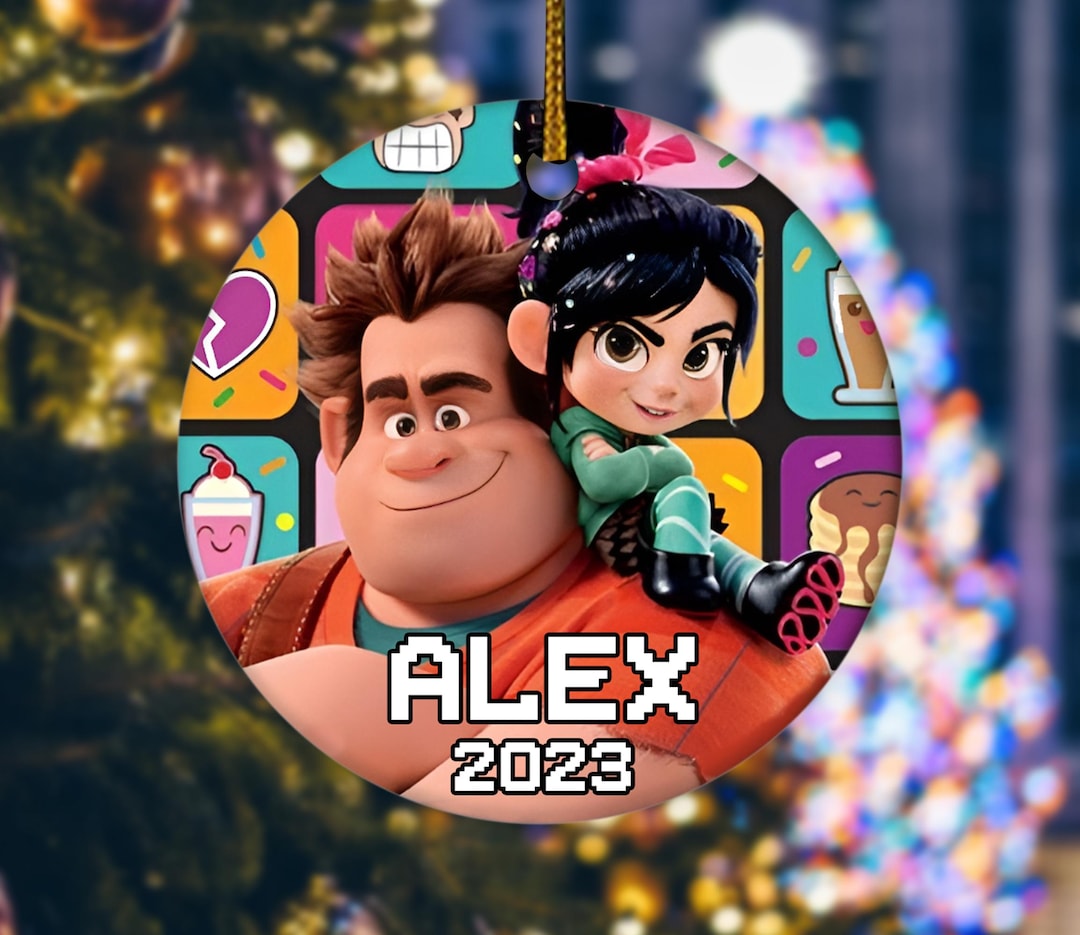 Personalized Wreck-it Ralph Ornament, Wreck-it Ralph Christmas, Wreck ...