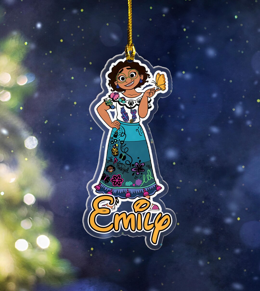 Custom Disney Encanto Ornament, Mirabel Madrigal Christmas Ornament ...