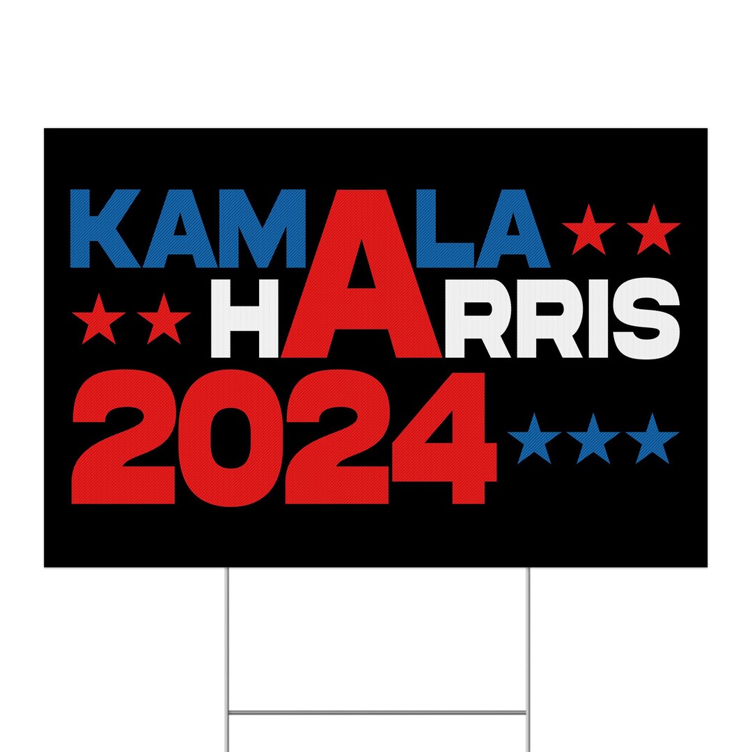 Kamala for President Sign, Kamala Harris, Kamala 2024, Democrat Sign ...
