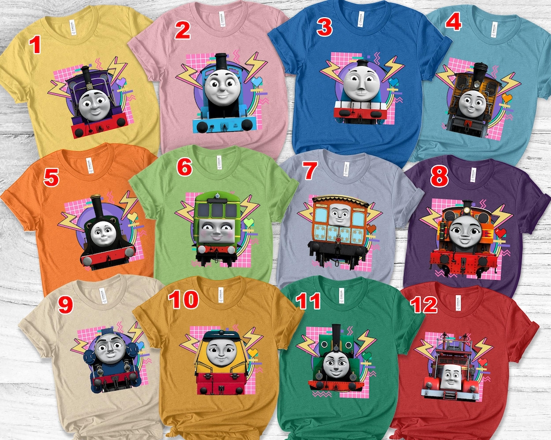 Thomas and Friend Costume Shirt Thomas the Train Family Matching Shirt Thomas the Train Shirt ...