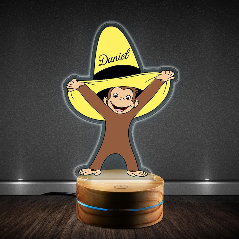 Monkey Lamp - Etsy