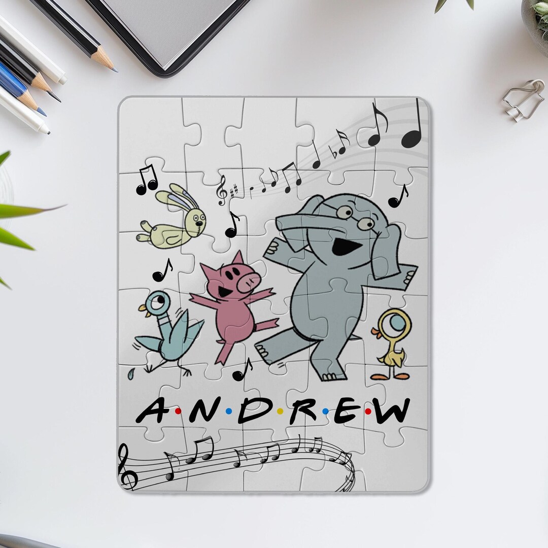 Personalized Reading Elephant and Piggie Jigsaw Puzzle, Kid's Story ...