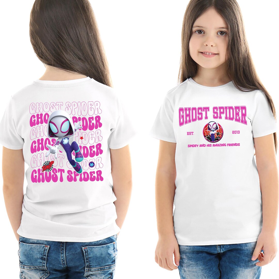 Spidey and His Amazing Friends Shirt, Ghost Spider Spin Matching Tee ...