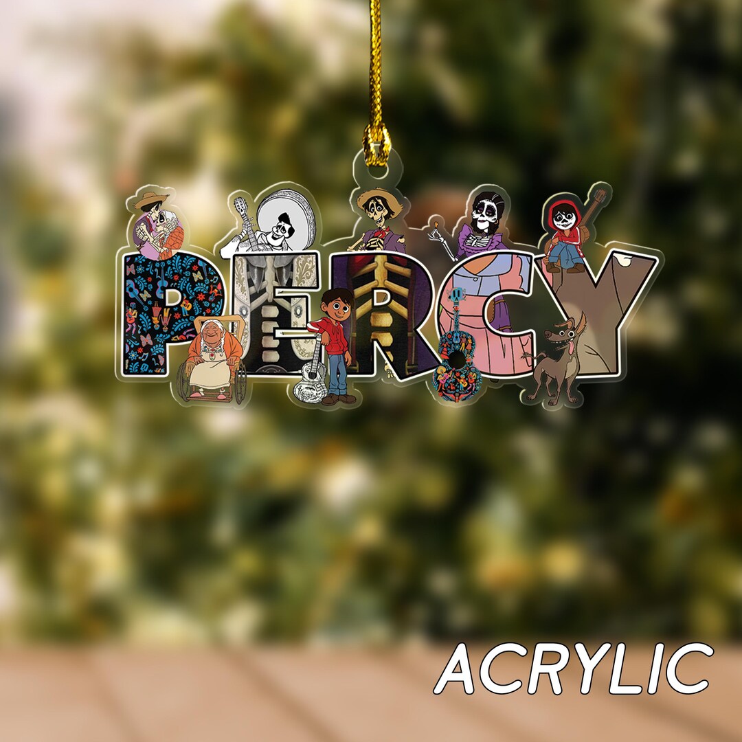 Disney Coco Movie Ornament, Custom Name Coco Christmas Ornament 2024 ...